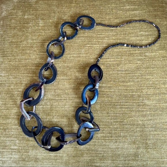 Jewelry | Buffalo Horn Link Necklace | Poshmark